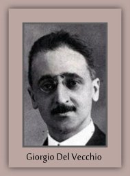 BLOG QUADRANTES: [Filosofia] GIORGIO DEL VECCHIO - O Seu Pensamento