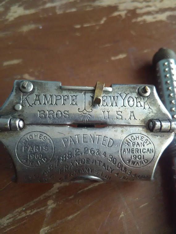 daily timewaster: Kampfe Brothers Star safety razor from 1901 - a work ...