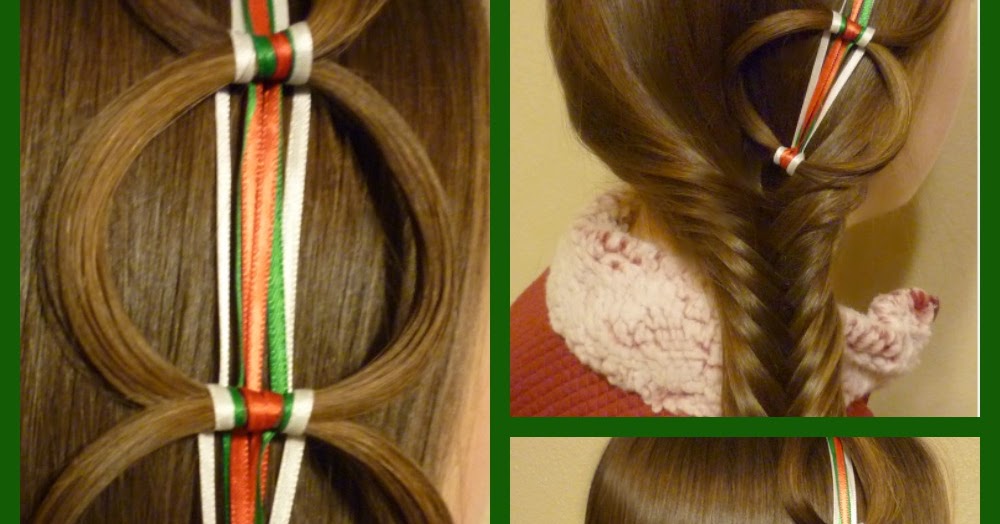 Ribbon Chain Braid Holiday Hairstyles | Hairstyles For Girls - Princess ...