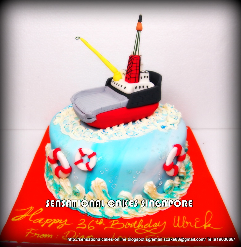 Birthday Cake Ship Design | The Cake Boutique