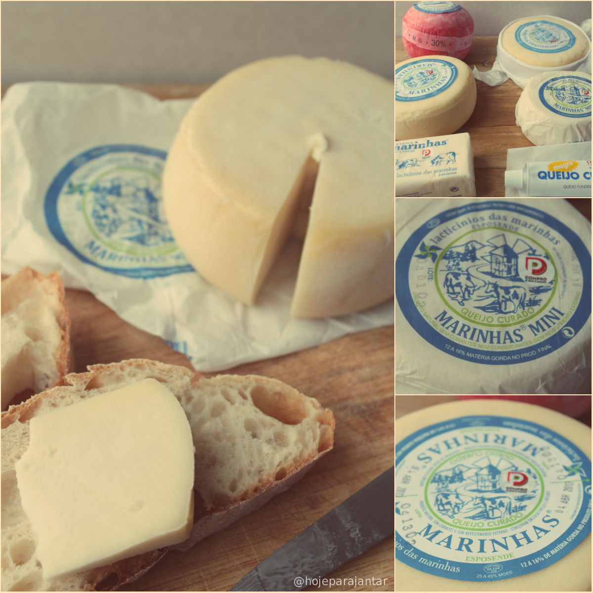 Hoje para jantar ...: O melhor queijo magro - Marinhas