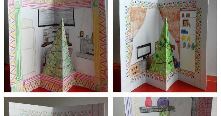 Atividades Manuais: Postais Pop up