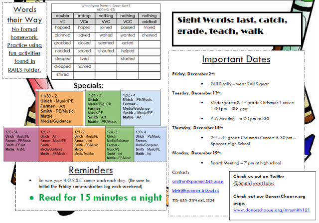 Mrs. Smith's classroom blog