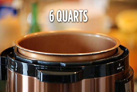 10-in-1 Harvest Cookware CopperTech PressurePro 6 Qt Pressure Cooker ...