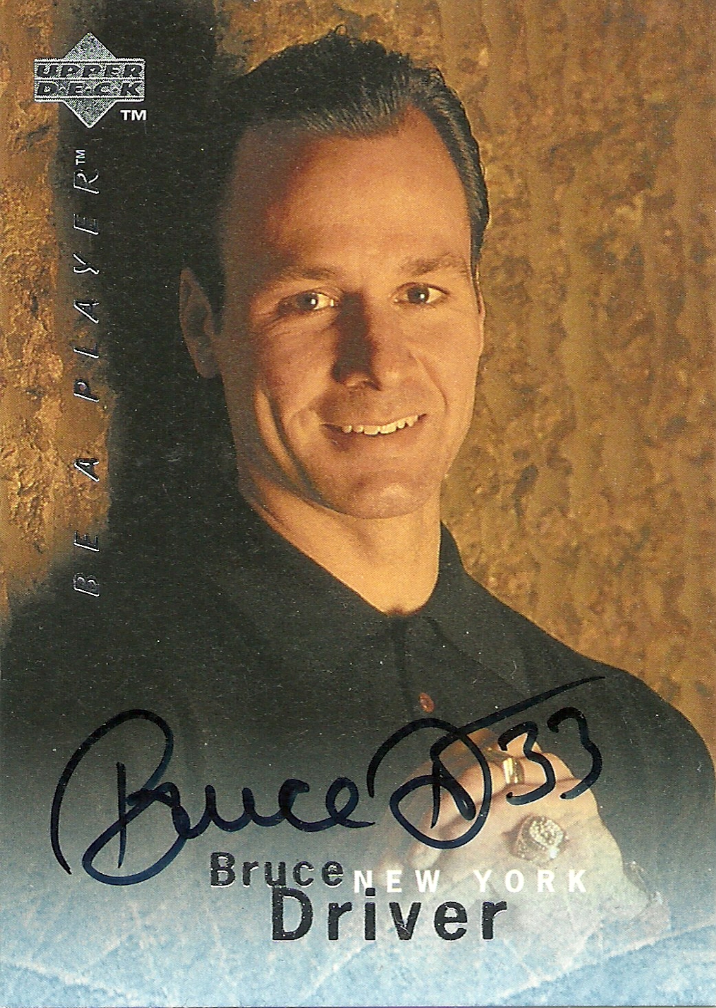 Hell's Valuable Collectibles: Bruce Driver Autograph Card