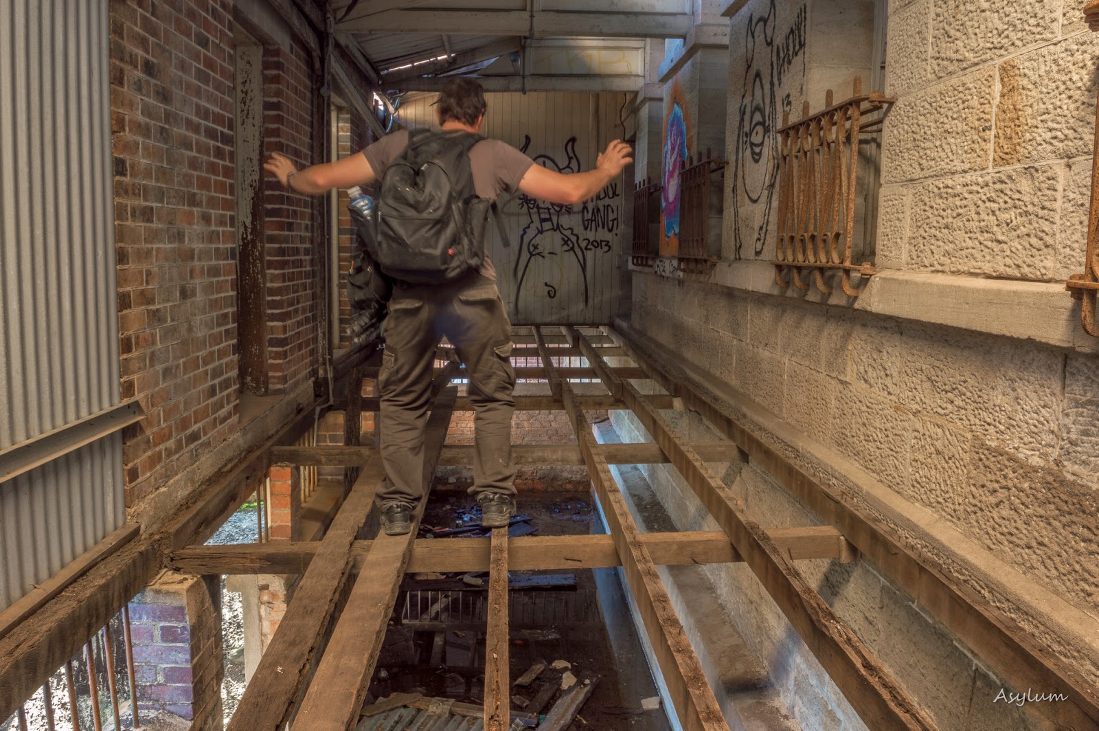 Brisbane Urbex: Abandoned Mental Hospital & Asylum with No Floorboards ...