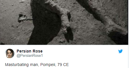 This viral photo show a guy masturbating during the volcanic eruption ...