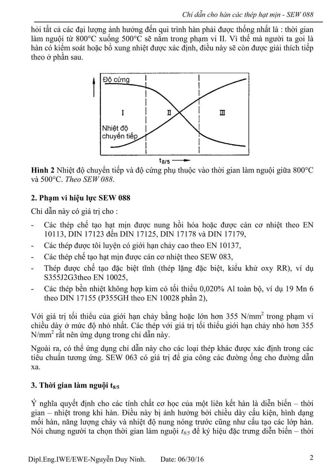 NGUYỄN DUY NINH: Chỉ dẫn hàn thép hạt mịn (SEW 088) - Phần 1