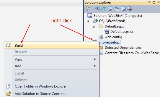 How to deploy a web application using Windows Installer Techniques in .NET Framework | MY.NET ...