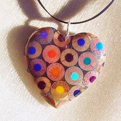 How to Recycle: Upcycled Colored Pencils Accesories