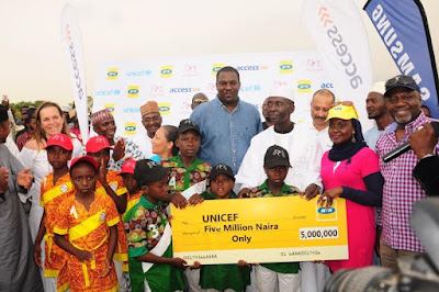 MTN UNICEF Charity Shield Polo: MTN Presents N5m Donation to UNICEF