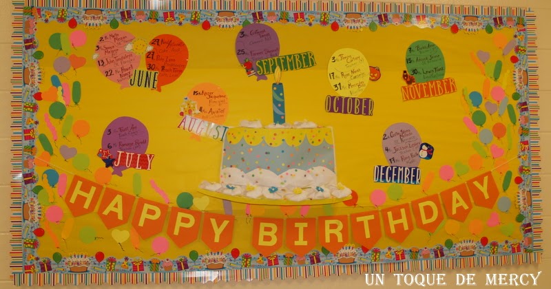 UN TOQUE DE MERCY: FELIZ CUMPLEANOS/ /HAPPY BIRTHDAY MURAL PARA ESCUELA...
