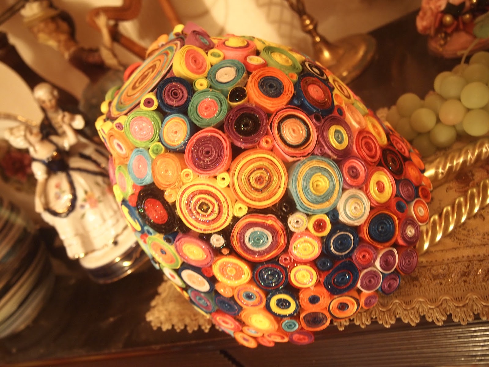 CREATE A HOBBY : Rolled Paper Crafts ..Colorful Vase