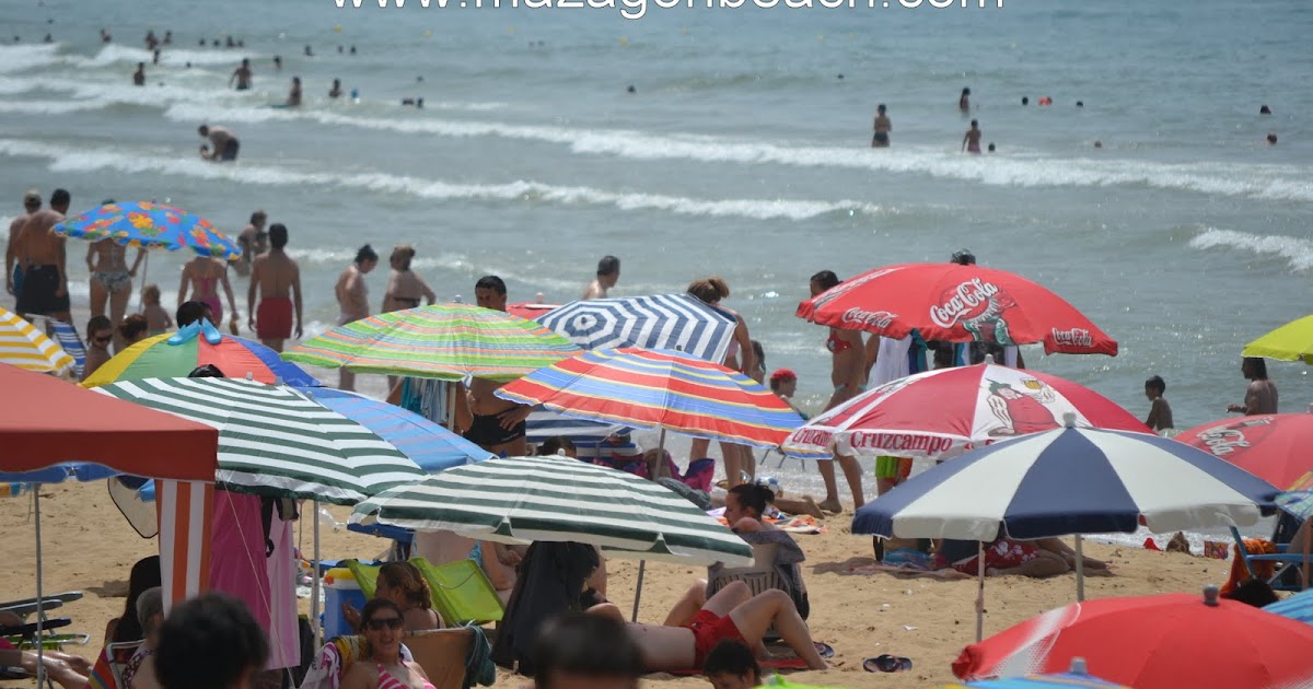 MAZAGÓN BEACH: Calor extremo en directo