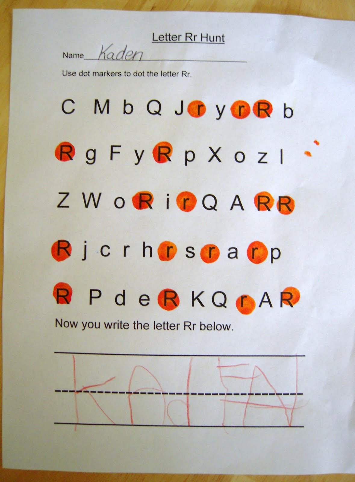 La-La's Home Daycare: Letter Rr Week