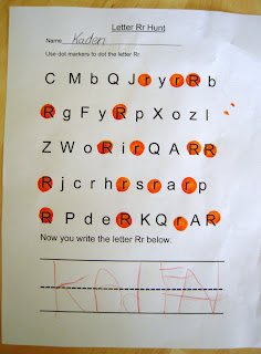 La-La's Home Daycare: Letter Rr Week