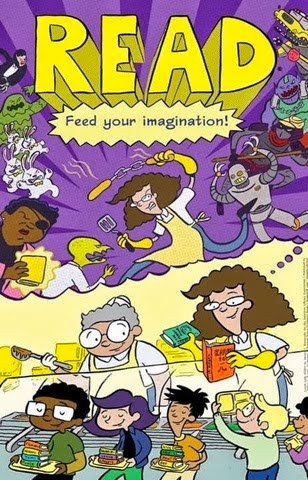 Book Buddies: Lunch Lady READ Poster