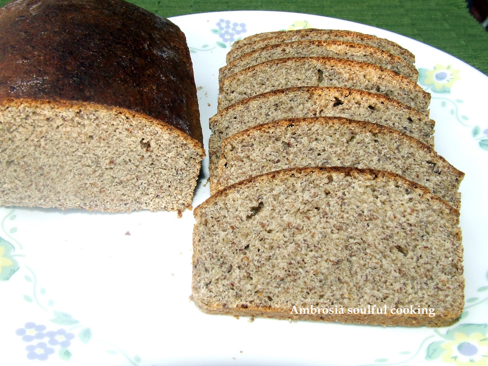 Flax meal Whole Wheat Bread | Ambrosia