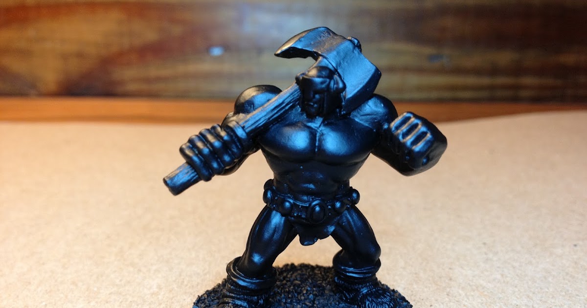 Skullsword's Tower: Thrud the Barbarian: Step by Step - Priming