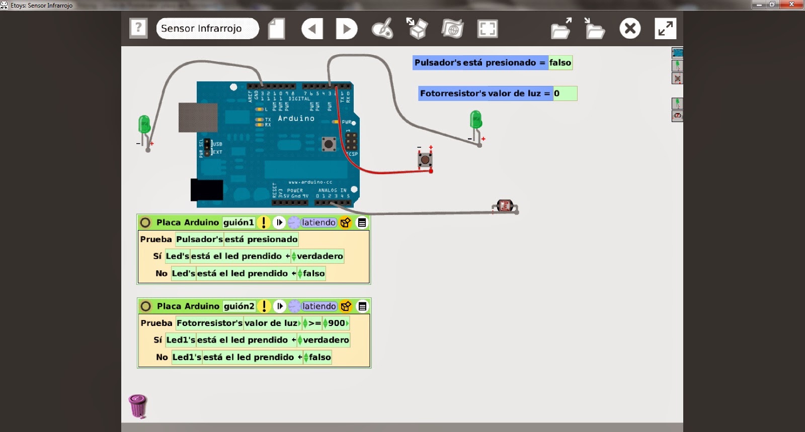 Robot Arduino: Sensor Infrarrojos