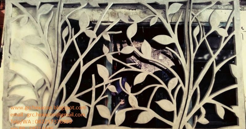GRC HEXACON INDONESIA : Krawangan GRC Floral Motif Daun Ranting Order ...