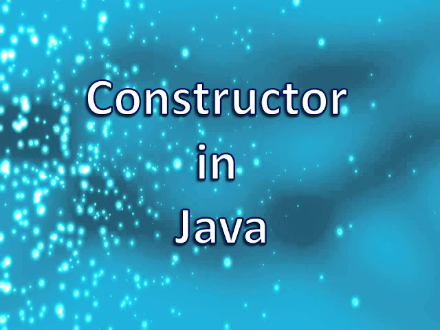 Constructor in Java - Java and Python tutorial