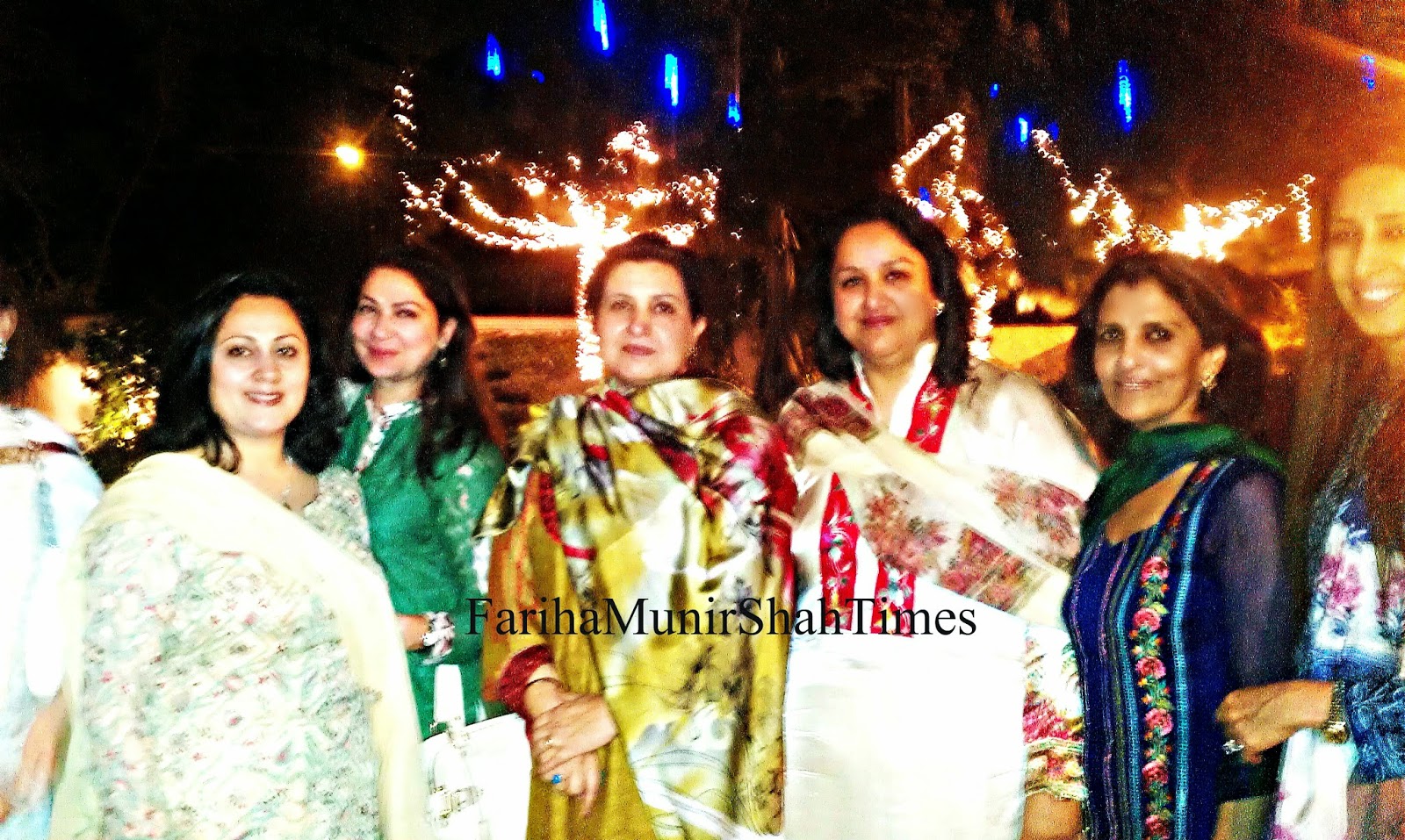 Two great parties by one great lady, Mahnaz Amir Sheikh.