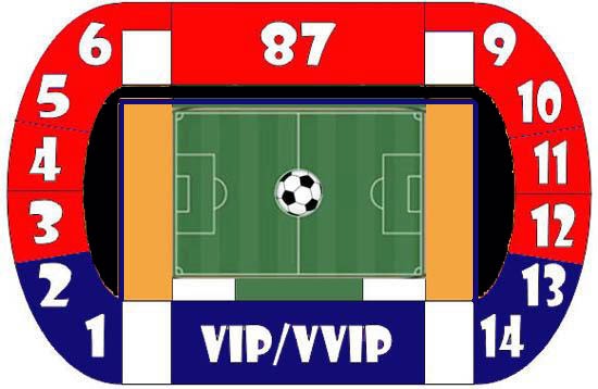 TRIBUN AREA GUIDE KANJURUHAN STADIUM | Qta AREMANIA