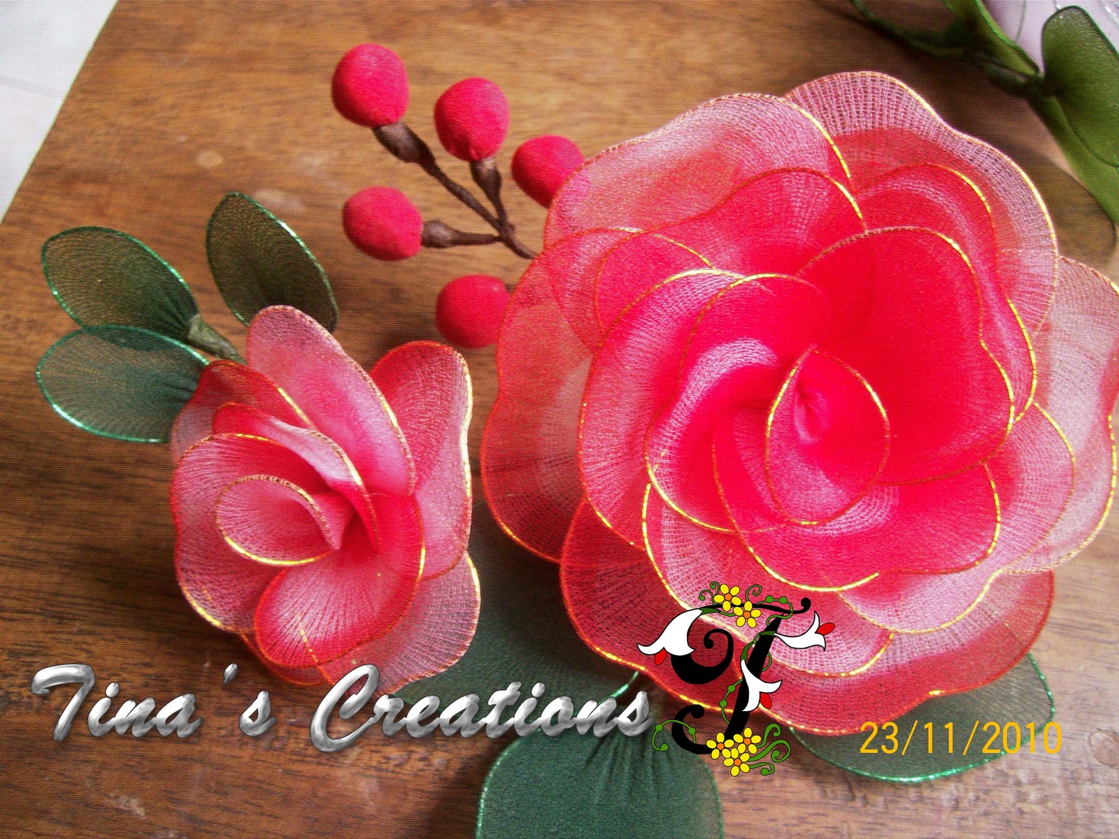Tinas Creations: Stocking flower Arrangements