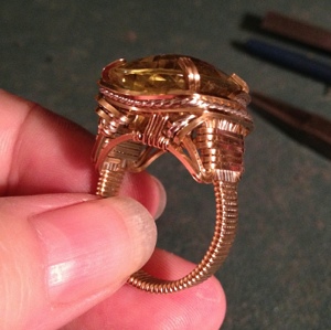 How an Intricate Wire Prong Set Ring is Made / The Beading Gem