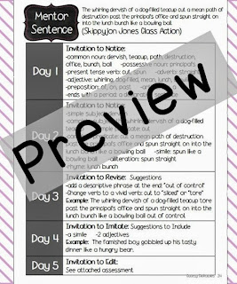 Collaboration Cuties: Mentor Sentence Starter Pack {10 complete lessons ...