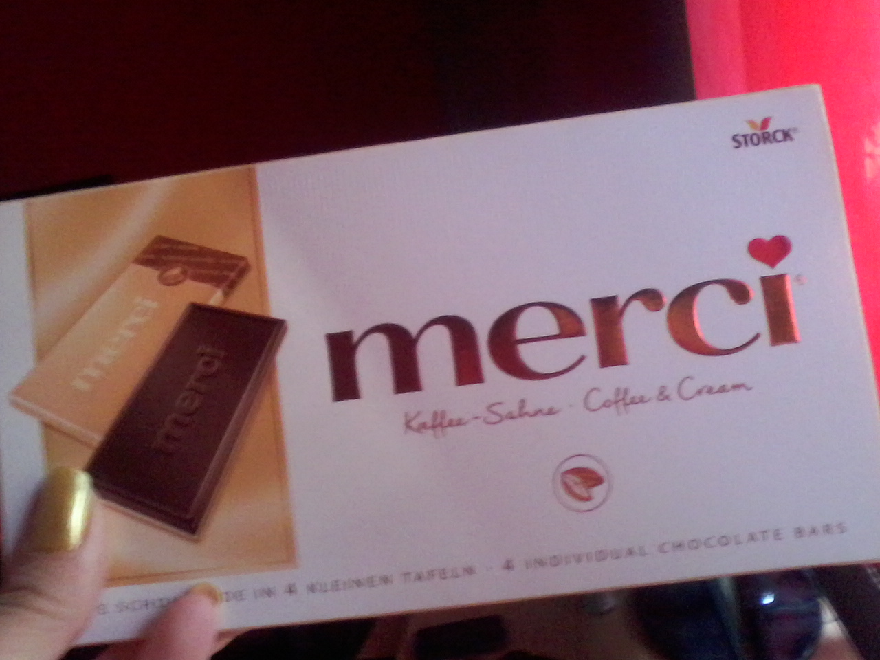 sophiesreviews: New ! Merci chocolate sweet review
