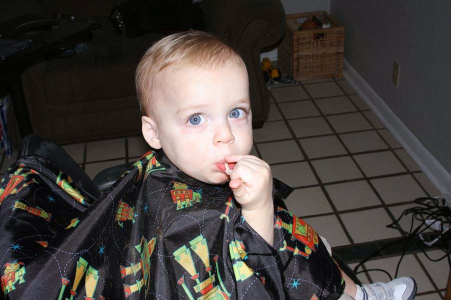 Parsons Family : Jude's First Haircut