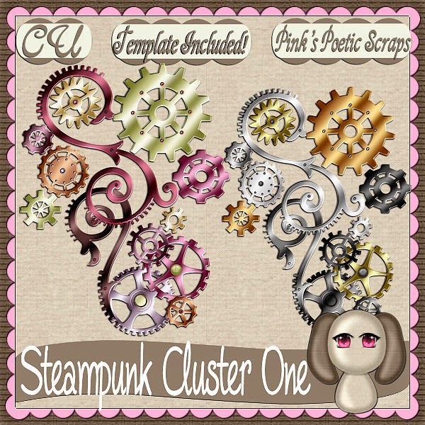 Pink's Poetic Scraps: Steampunk Freebie!
