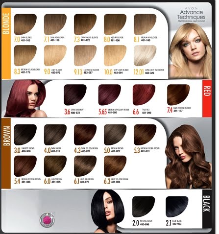 Ashlee's Avon: Avon Advance Techniques Professional Hair Color + Tips ...