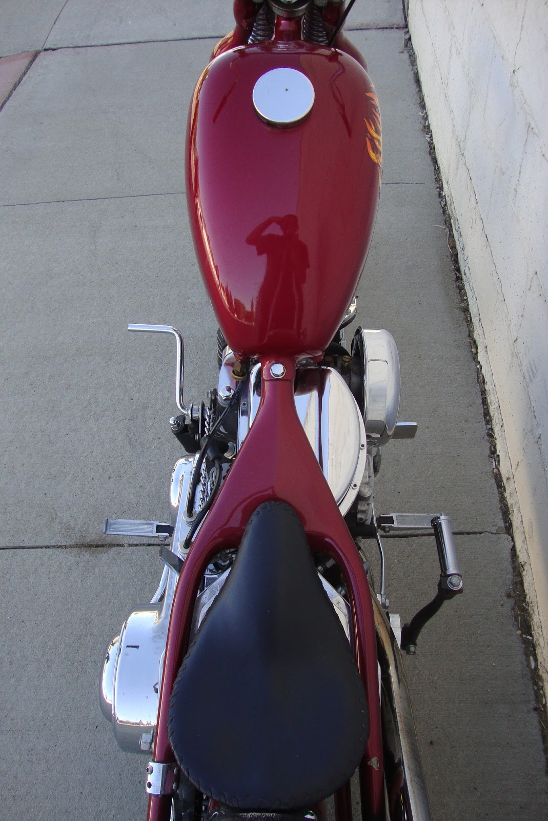 LOVE CYCLES: 1951 Panhead chopper for sale