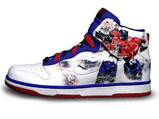 Nike SB Dunk Cartoon Shoes : Nike SB Dunk Transformers High Tops Custom ...