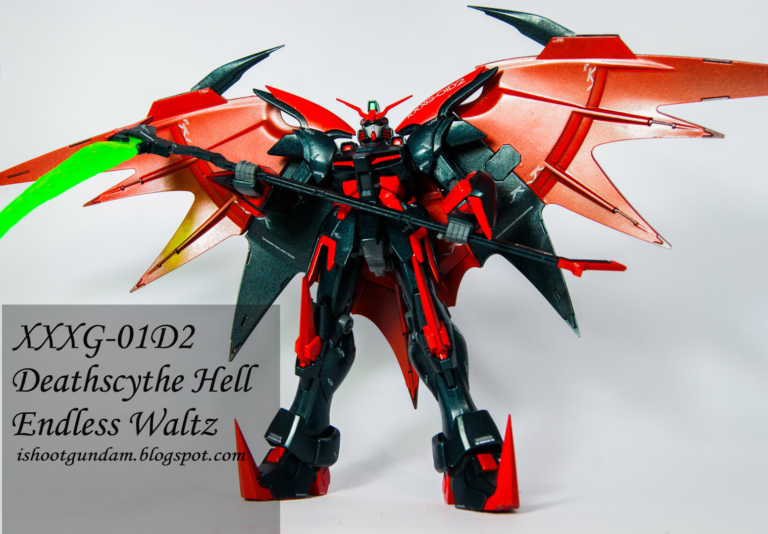 MG 1/100 Gundam Deathscythe Hell EW Custom - Painted Build ~ Plamo Hub