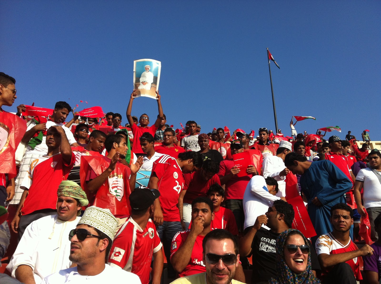 Hannah and Sean in Oman