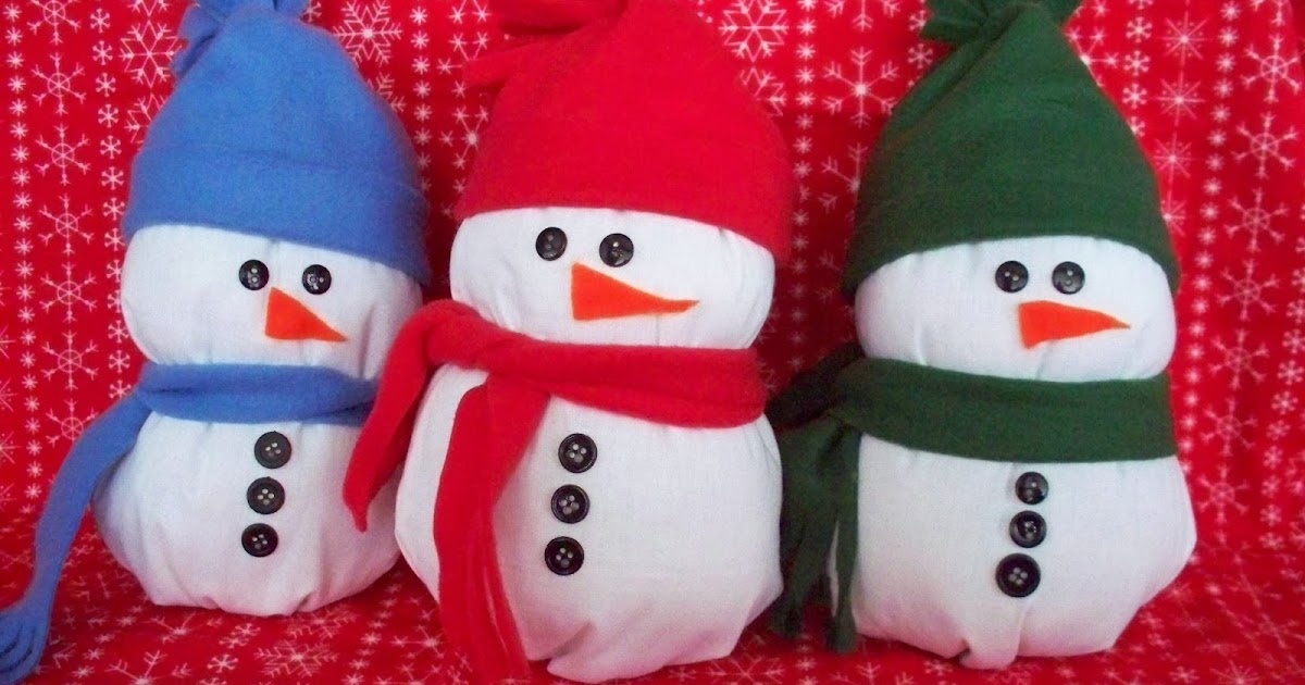 How to Make a Stuffed Snowman - Adventures of a DIY Mom