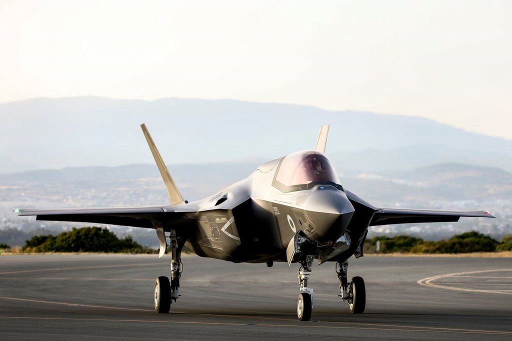 RAF F-35 stealth fighters arrive in Cyprus - Blog Before Flight ...