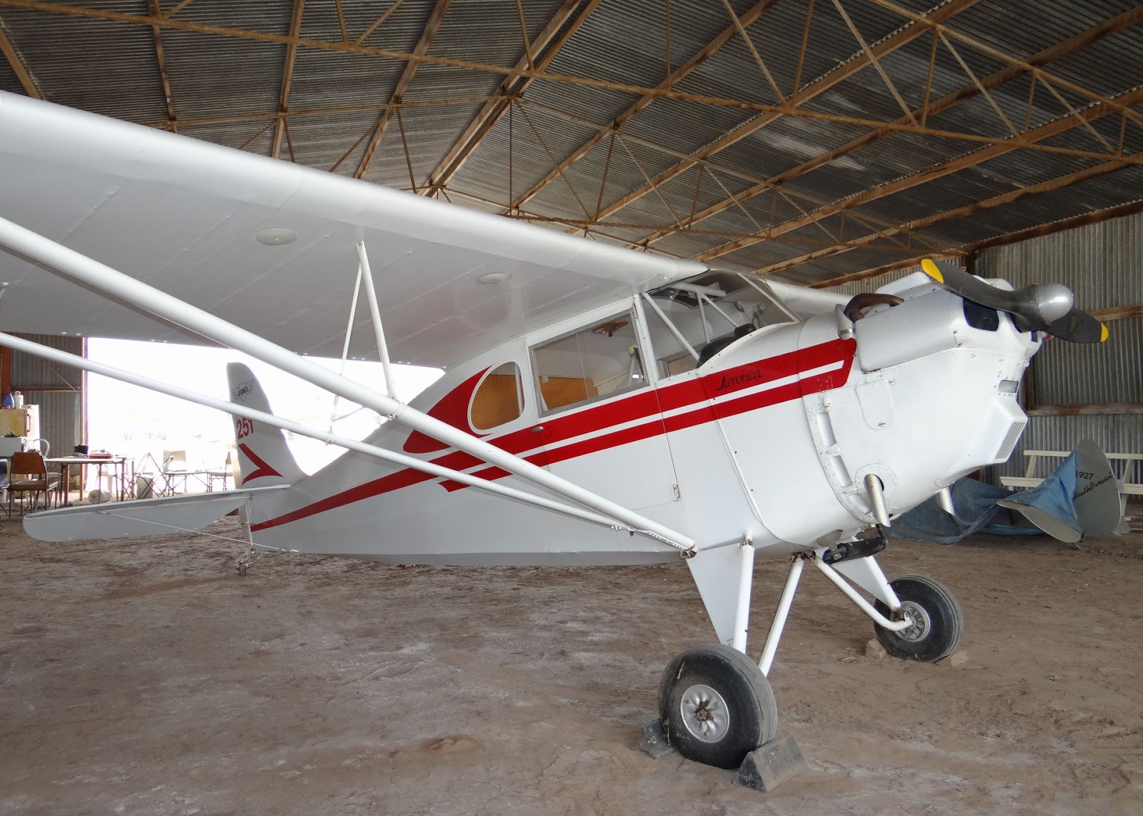 Air Queensland.blogspot: Aeronca 50C Chief 24-3251, Smoky Creek Airfield