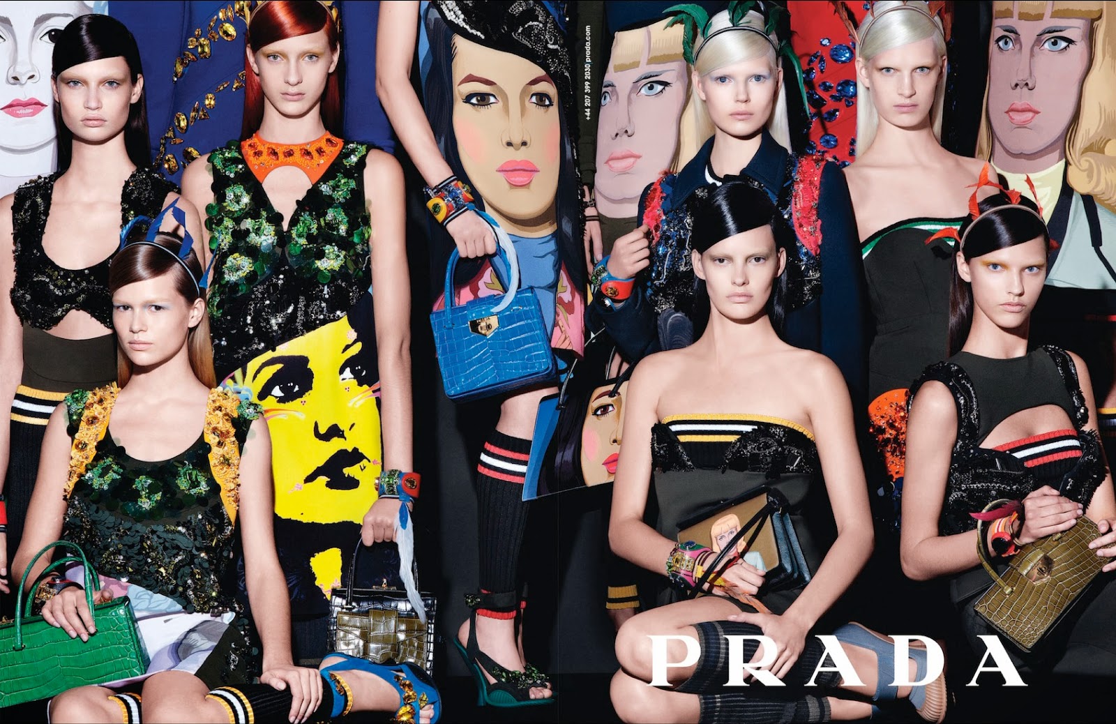Ad Campaign: Prada Spring/Summer 2014: By Steven Meisel