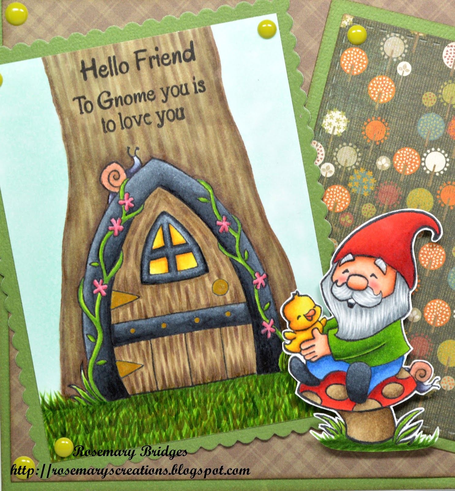 Rosemary's Creations: SugarPea Designs Guest Designer: Gnome Sweet Gnome