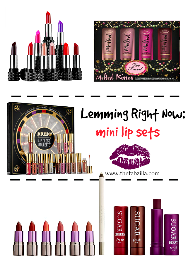 Lemming Right Now :: Mini Lip Sets - thefabzilla