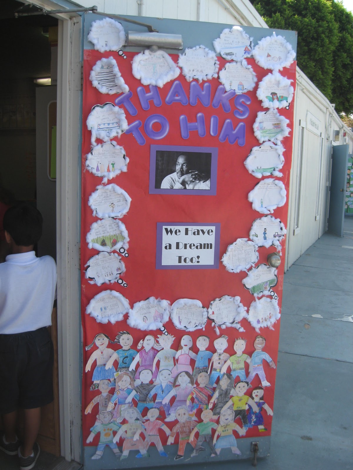 Home of the Cougars!: "I Have A Dream" Door Decorating Contest