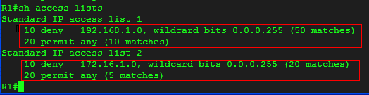 belajar cisco : Lab Standard Access Control List