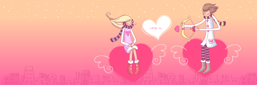 Couple in Love Header Blog | Ipietoon - Blog Design and Online Business