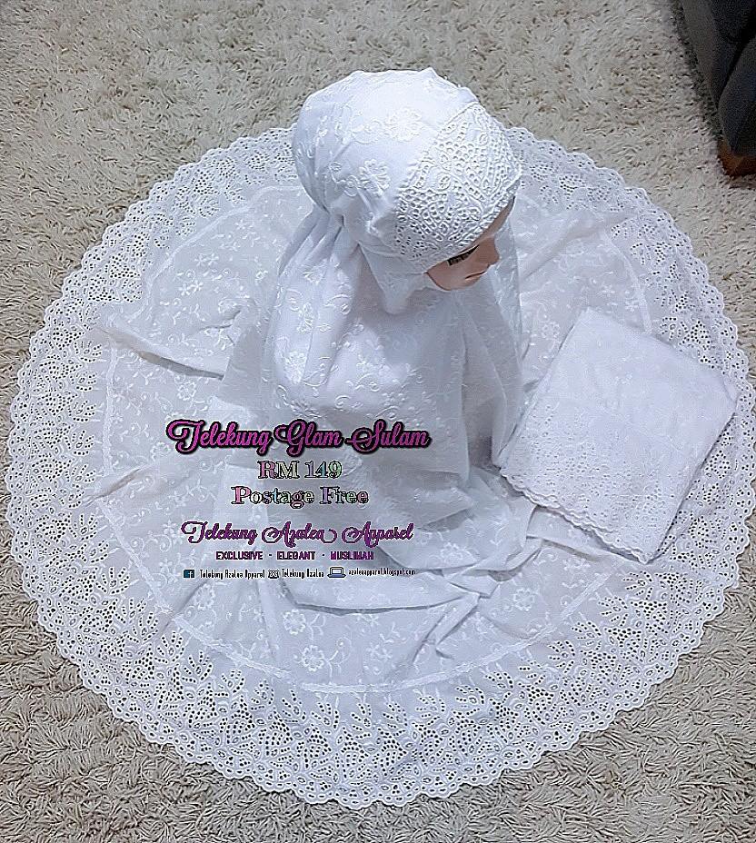 Telekung Solat Berkualiti, Murah dan Elegen: 💕💕 TELEKUNG GLAM SULAM 💕💕