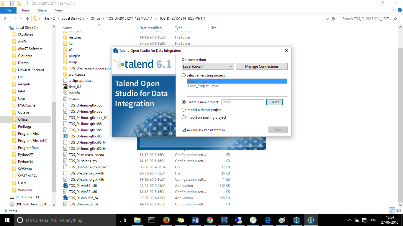 Easy BI Solutions: Loading dimension table using talend